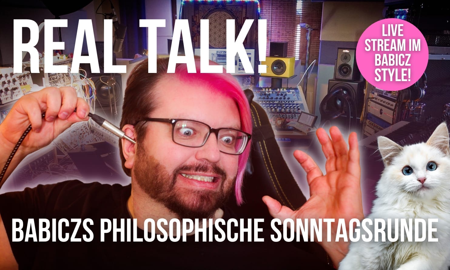 REAL TALK! Robert Babiczs philosophische Sonntagsrunde – Kick-Off Stream