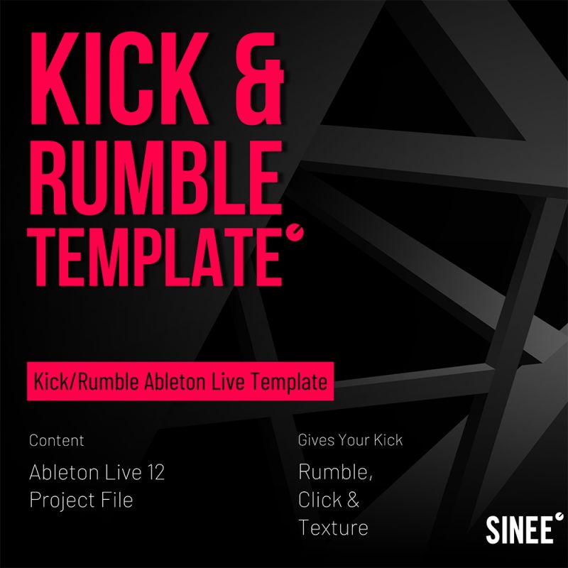 Techno Kick & Rumble Bass Ableton Live Template